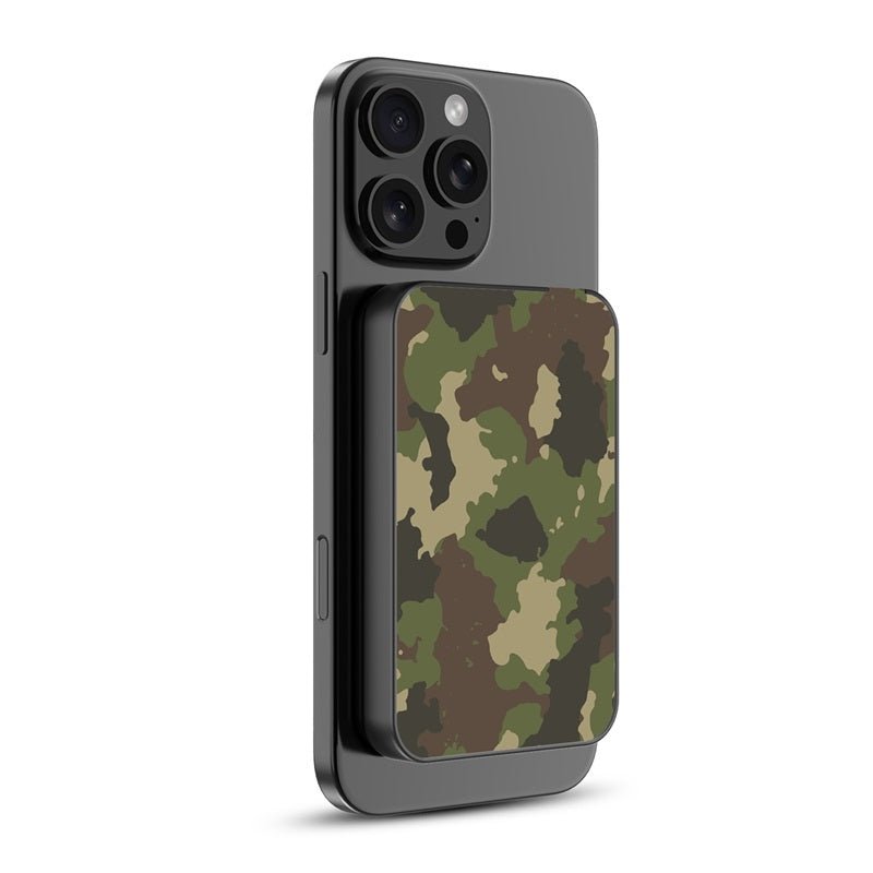 Banco de energía inalámbrico magnético - Design Lab - Camuflaje militar ...